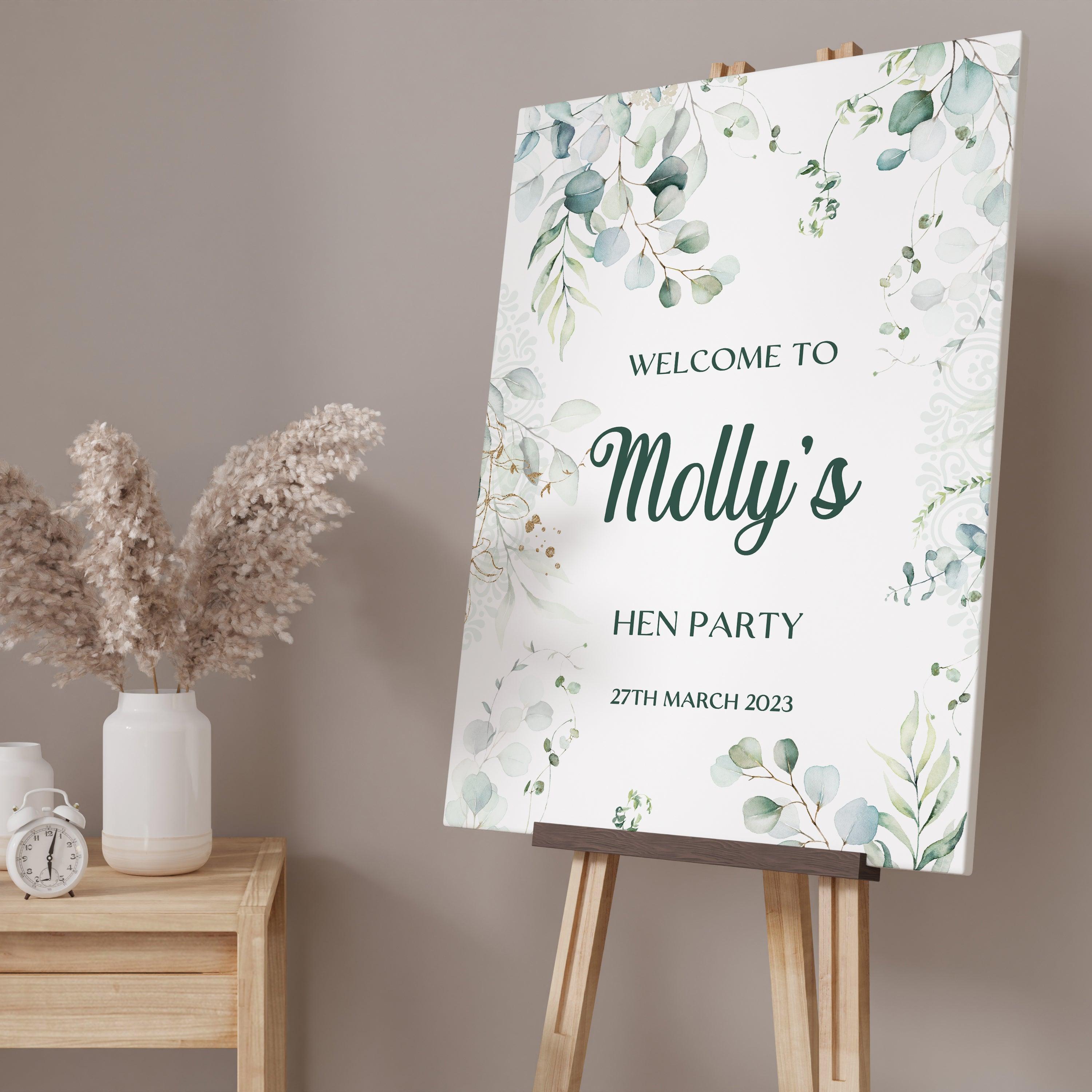 Hen Party Signs - Celebrate the Bride to Be with a Welcome Sign – Smart ...