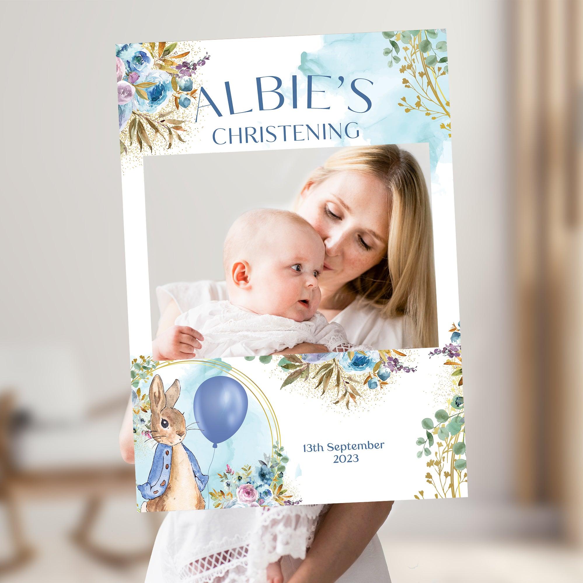 Christening Selfie Frames – Smart Party Shop
