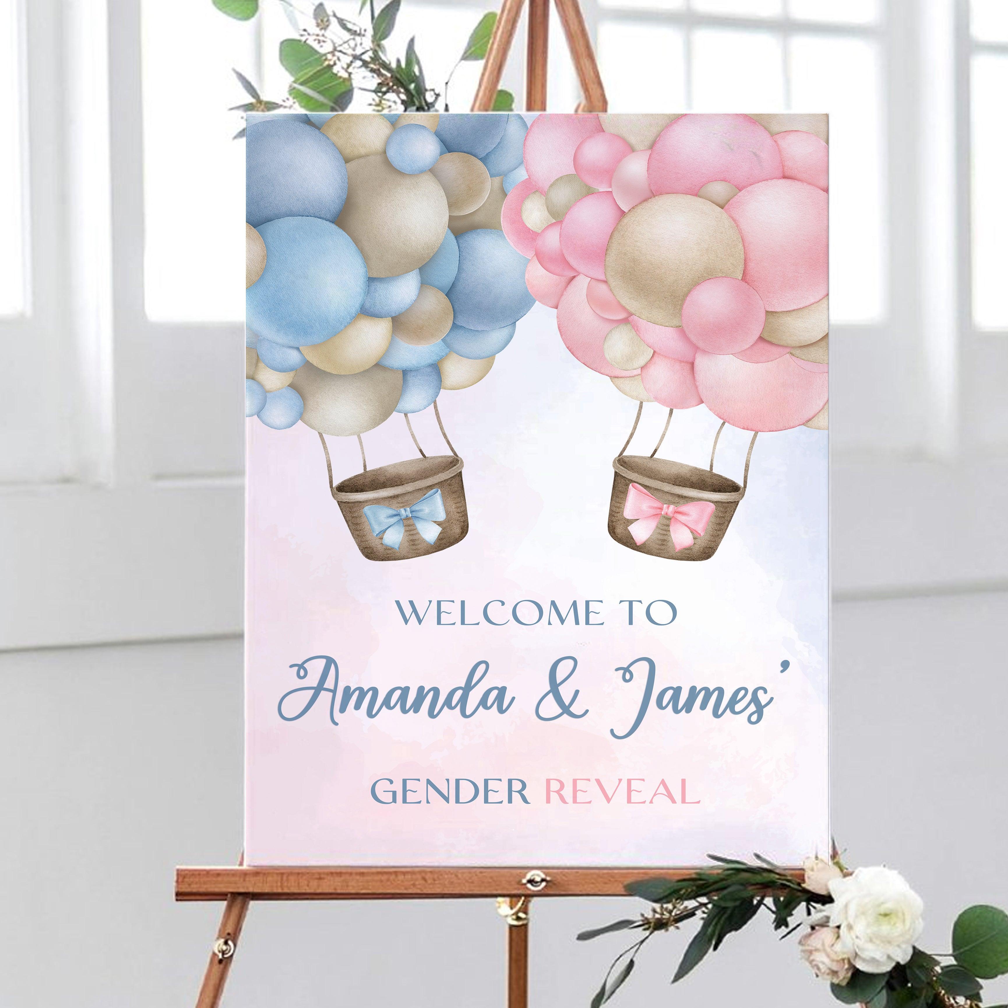 Gender Reveal Party Signs & Selfie Frames – Smart Party Shop