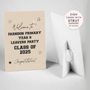 Neutral School Leavers Selfie Frame – Smart Party Shop