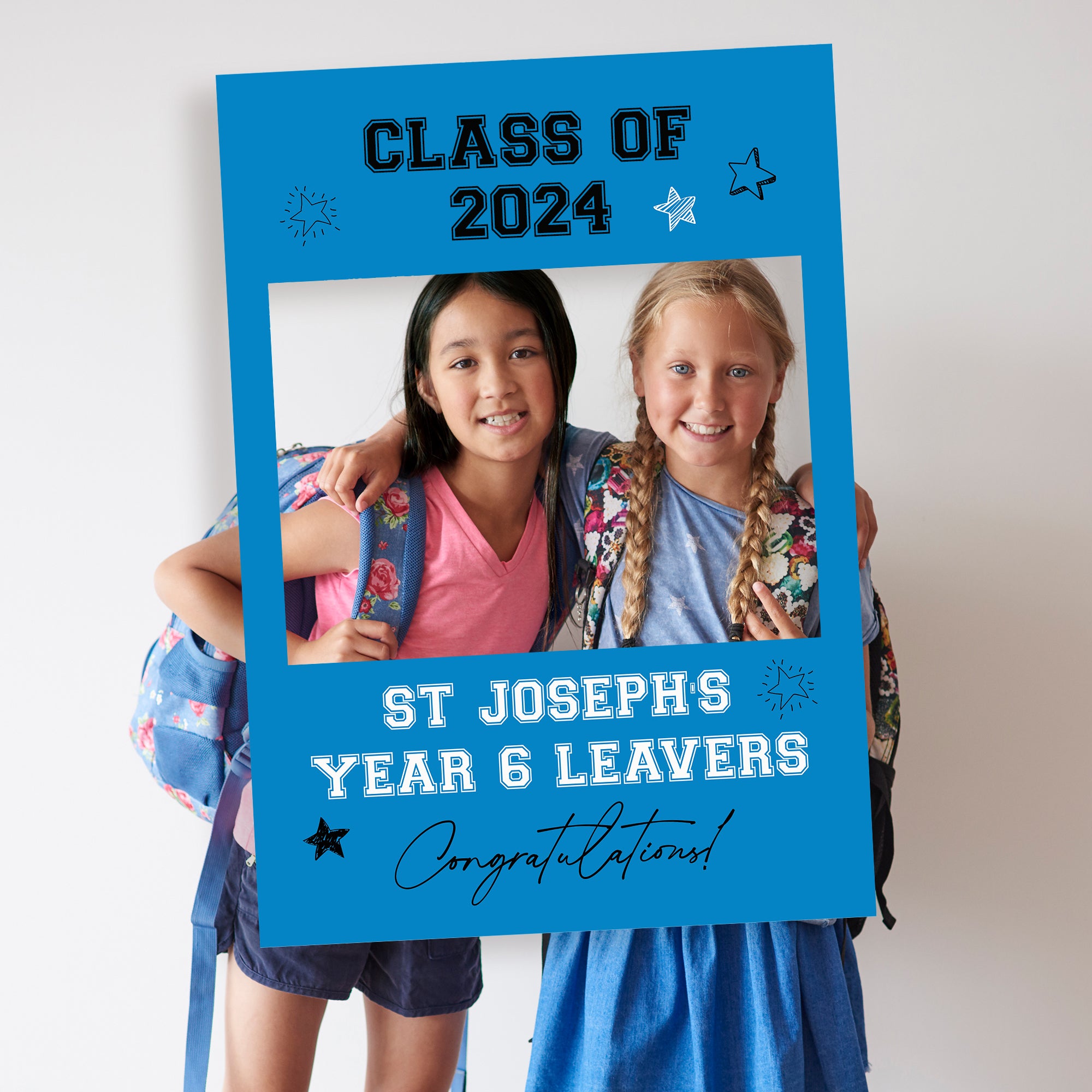 Class of 2024 School Leavers Selfie Frame and Party Sign – Smart Party Shop