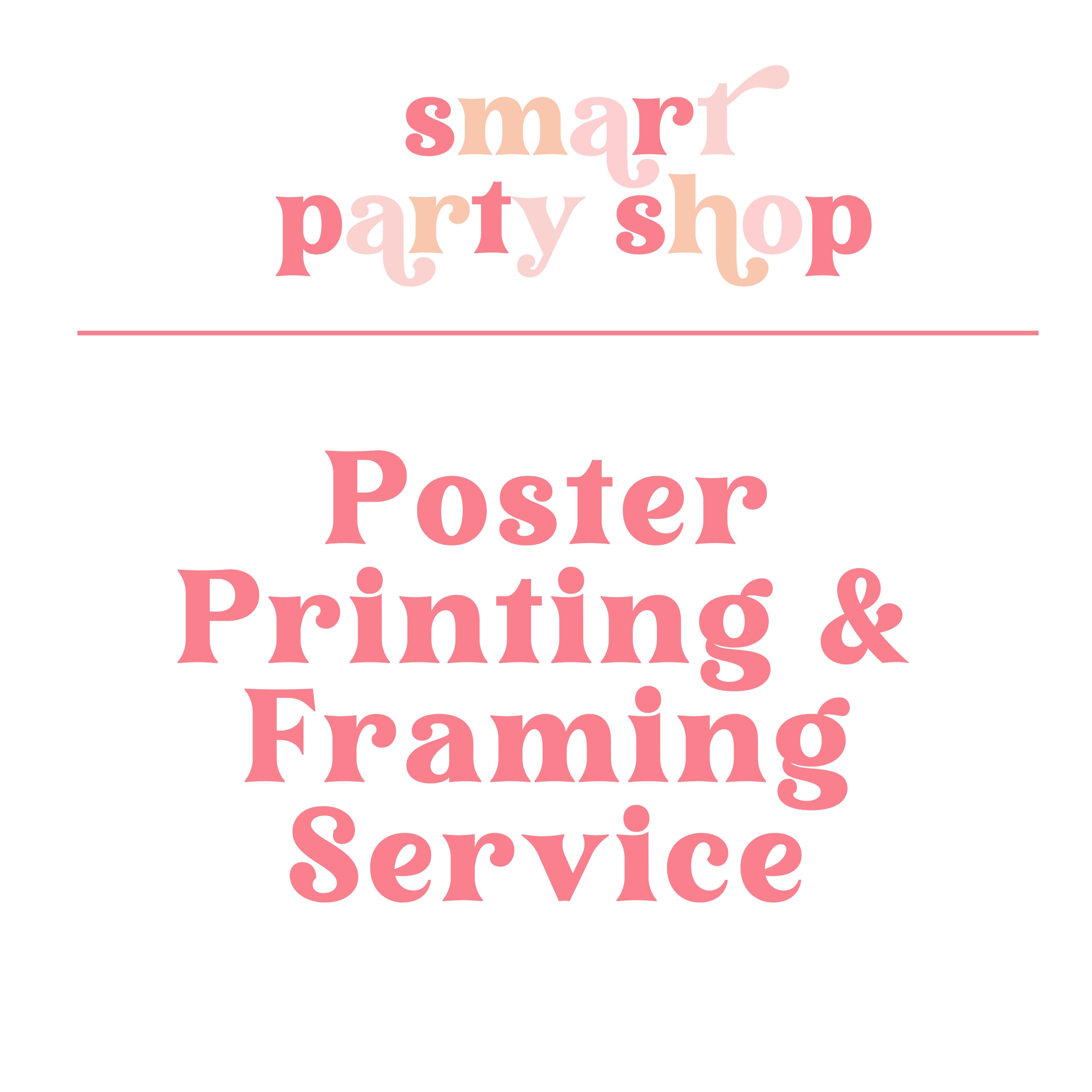 Poster Printing Service – Smart Party Shop