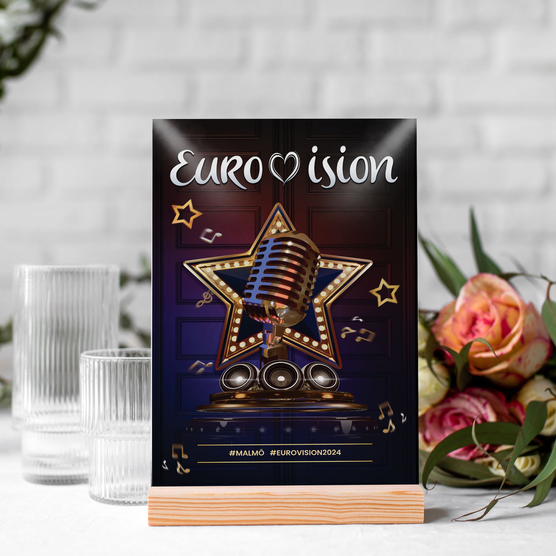 Eurovision Song Contest 2023 Selfie Frame and Sign – Smart Party Shop