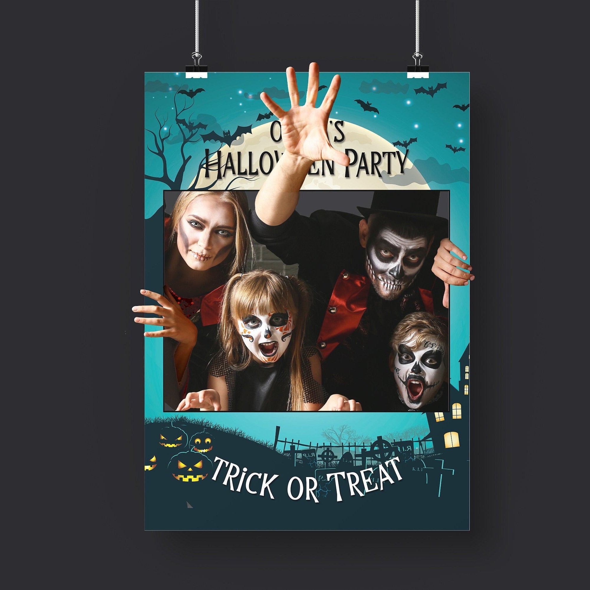 Spooky Personalised Halloween Photobooth Frame and Party Sign – Smart ...