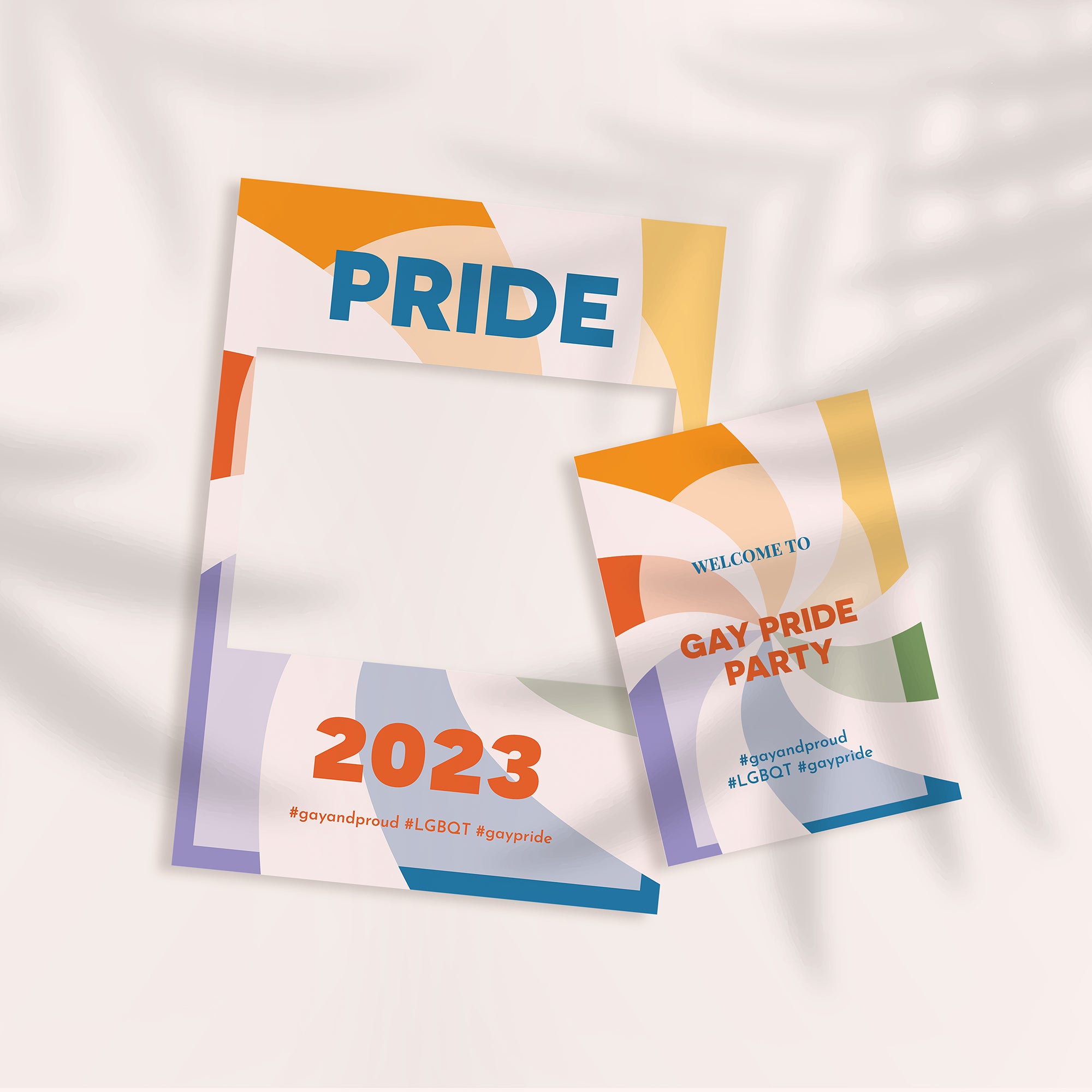 LGBQT+ Party Sign And Photo Booth Frame – Smart Party Shop