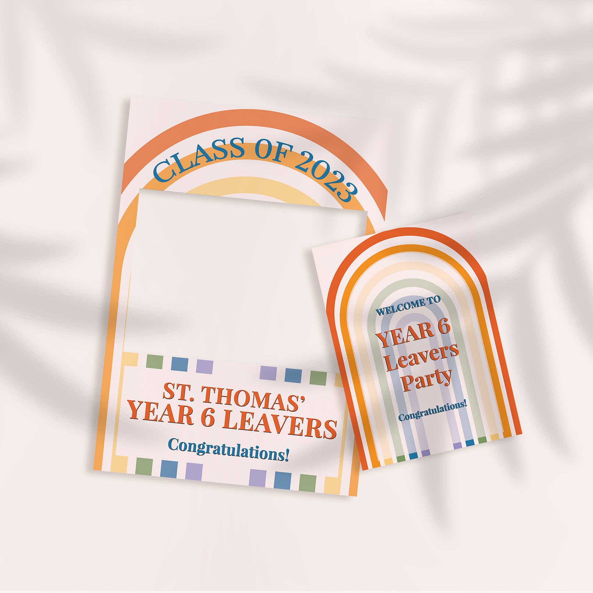 Rainbow School Leavers Party Selfie Frame – Smart Party Shop