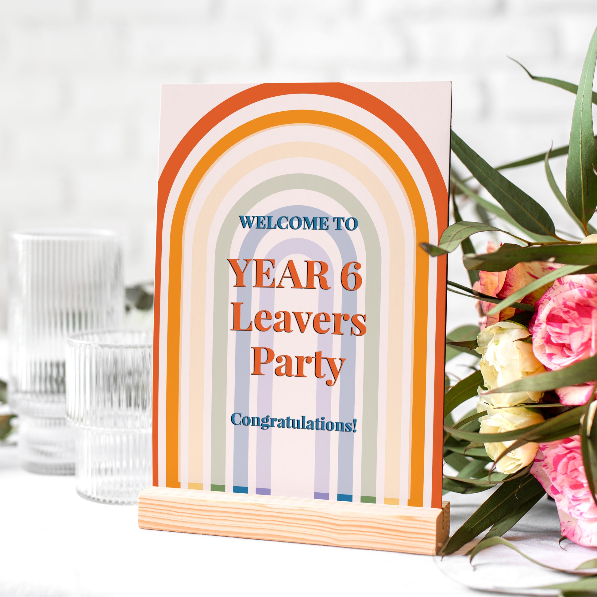 Rainbow School Leavers Party Selfie Frame – Smart Party Shop