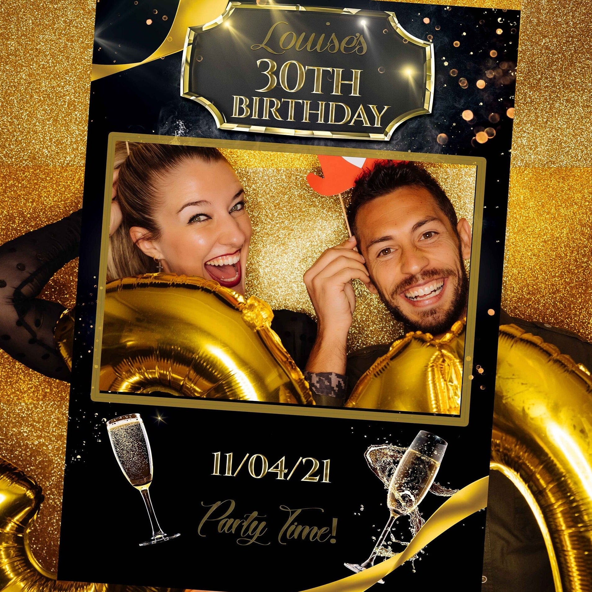 30th Birthday Selfie Frame – Smart Party Shop