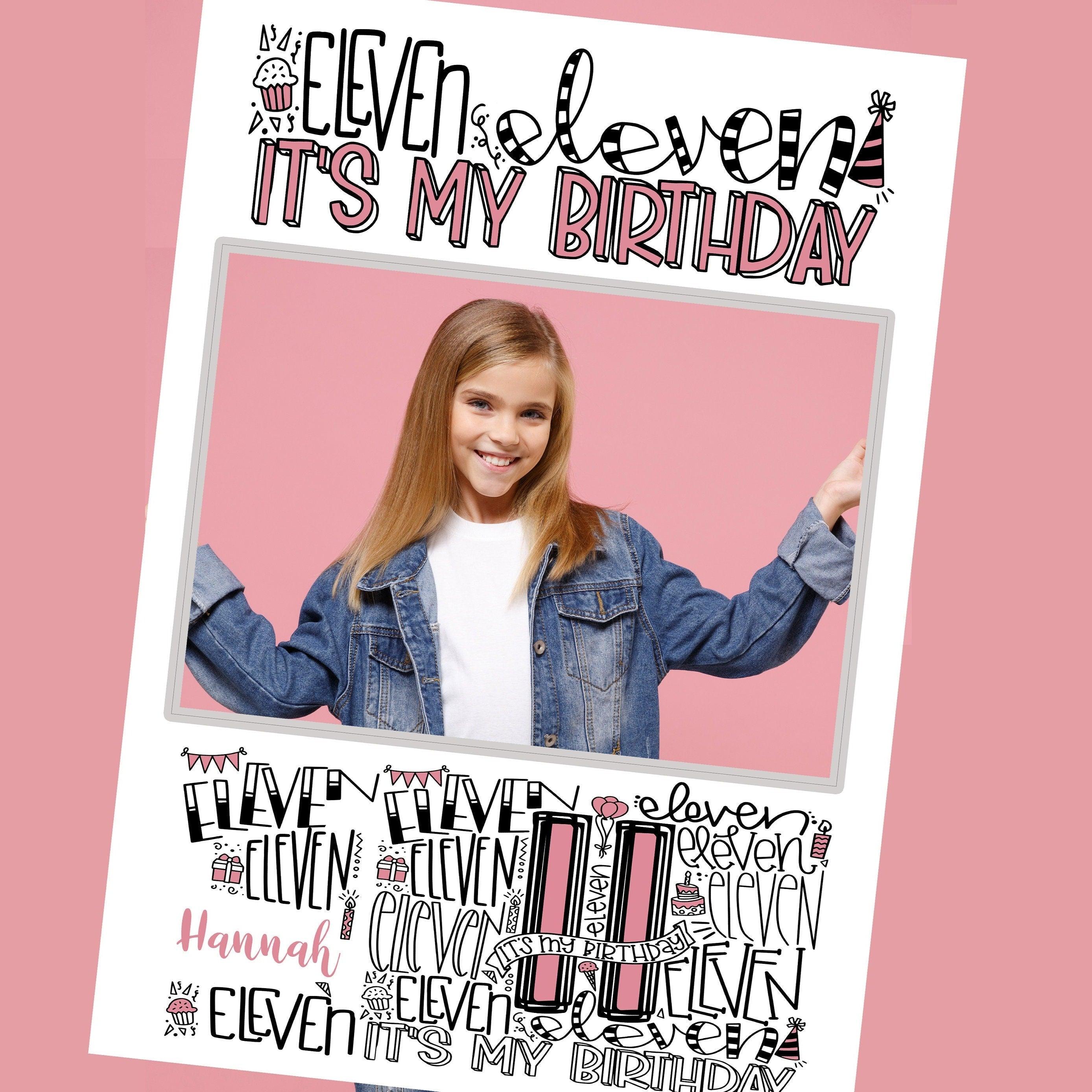11th Birthday Photobooth Frame – Smart Party Shop