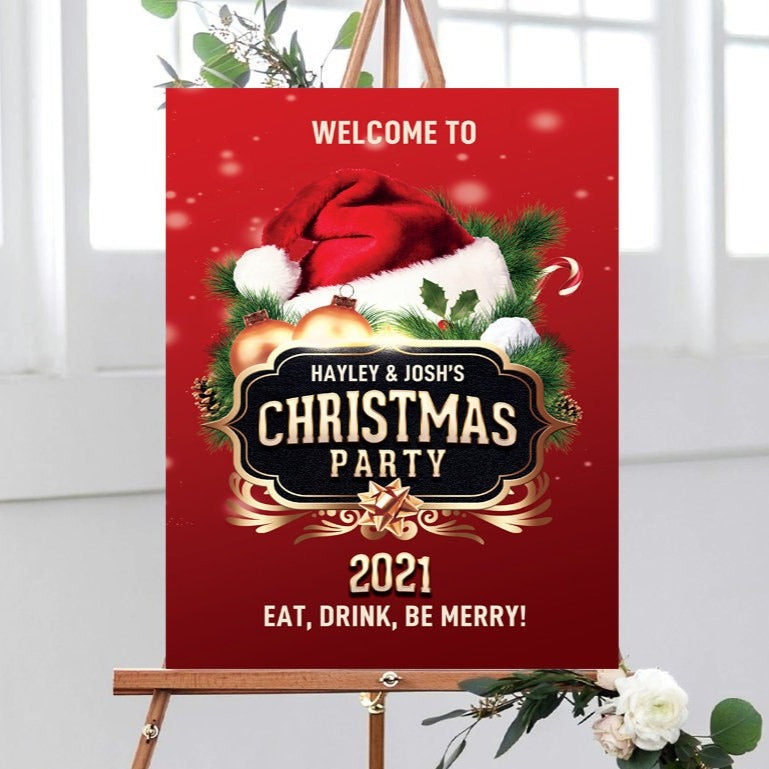 Christmas Party Sign – Smart Party Shop