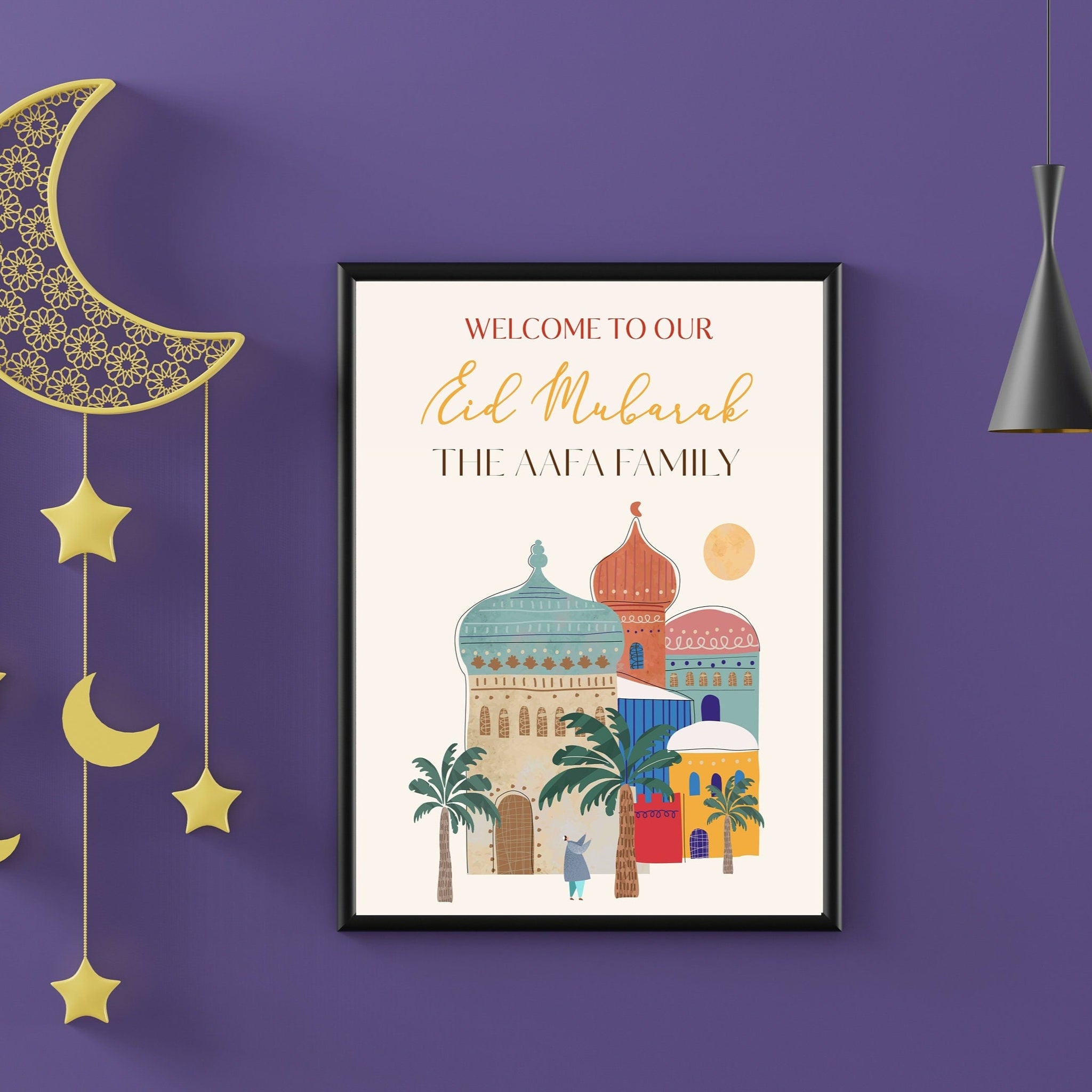 Eid Mubarak or Ramadan Celebration Sign – Smart Party Shop