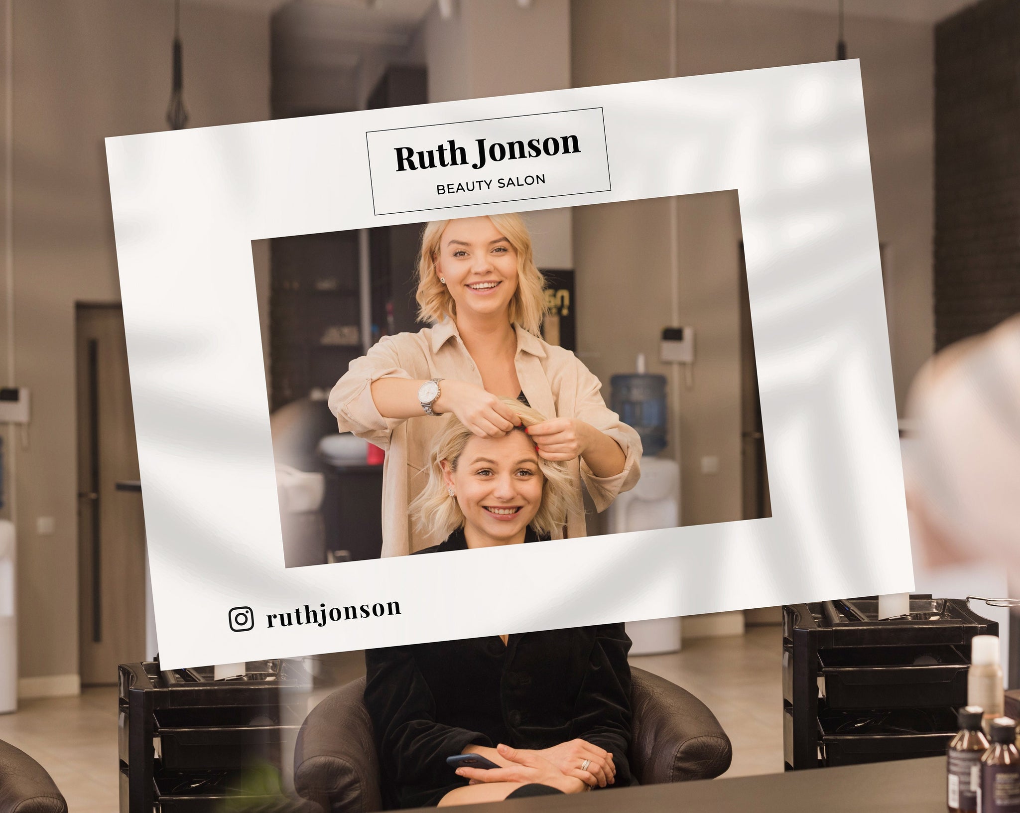 Custom Business Selfie Frame – Smart Party Shop