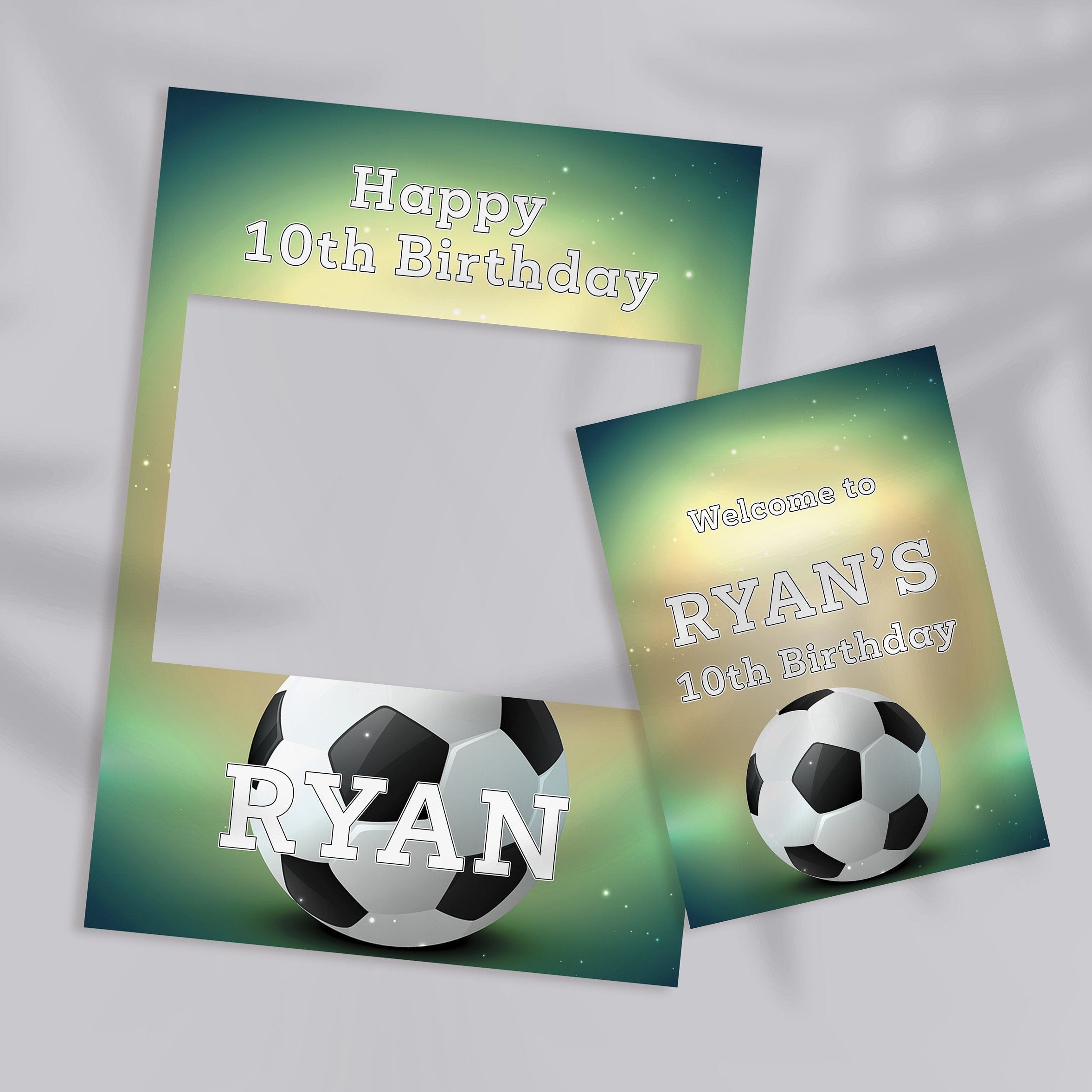 Football Birthday Party Selfie Frame – Smart Party Shop