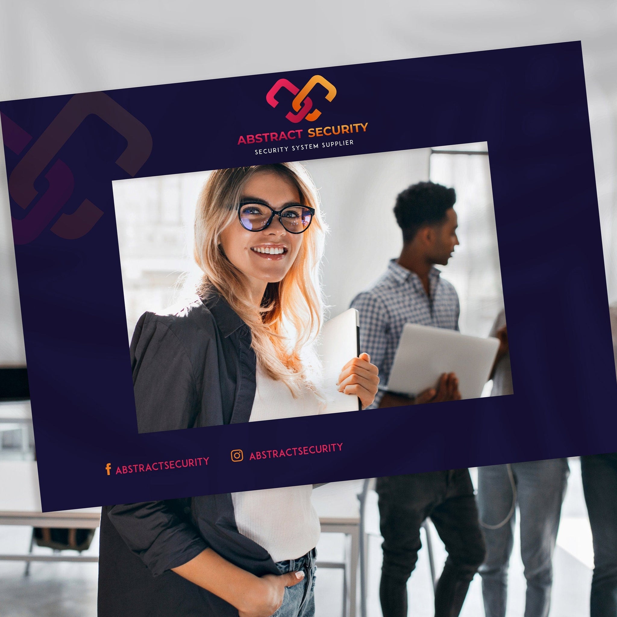 Custom Business Selfie Frame – Smart Party Shop