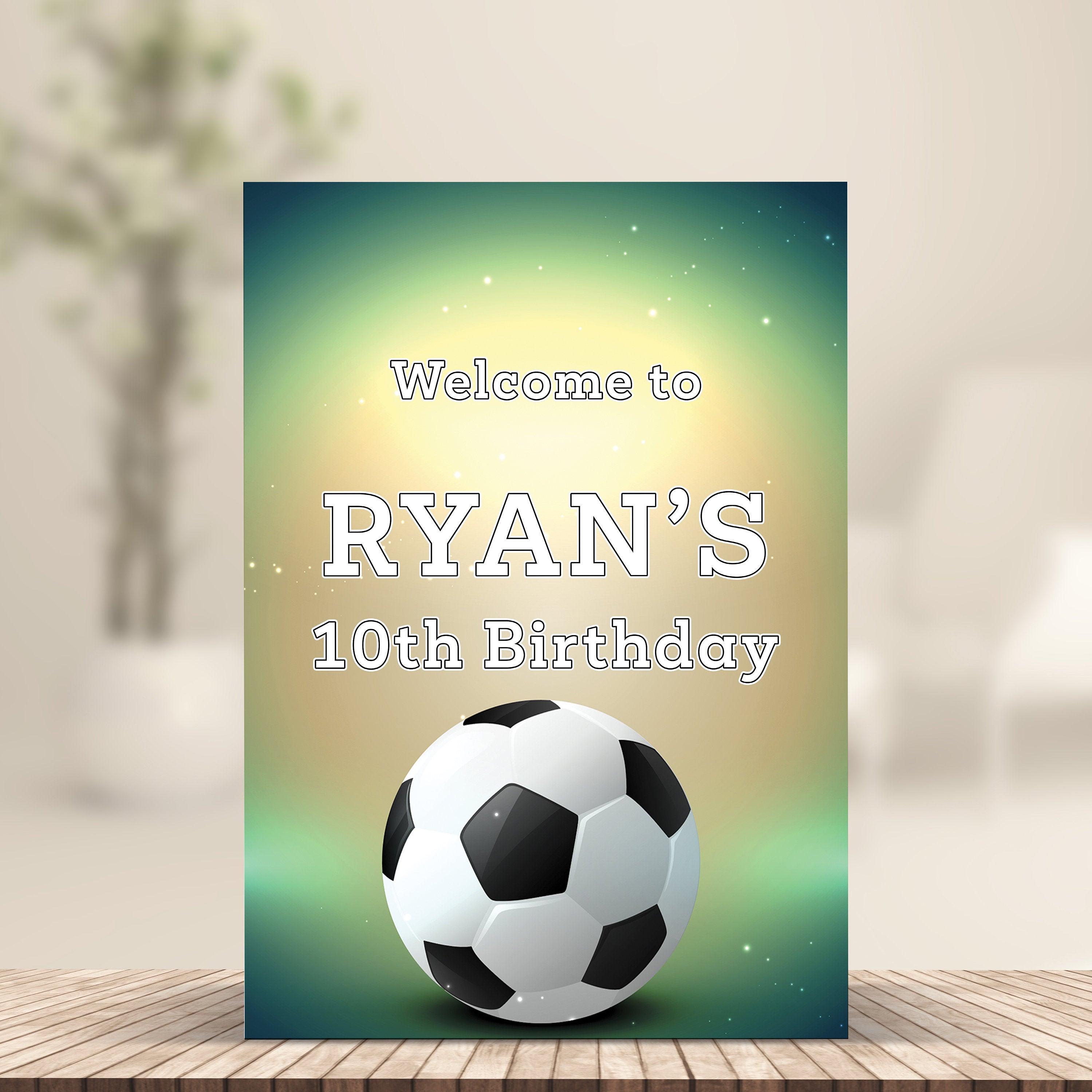 Football Birthday Party Selfie Frame – Smart Party Shop