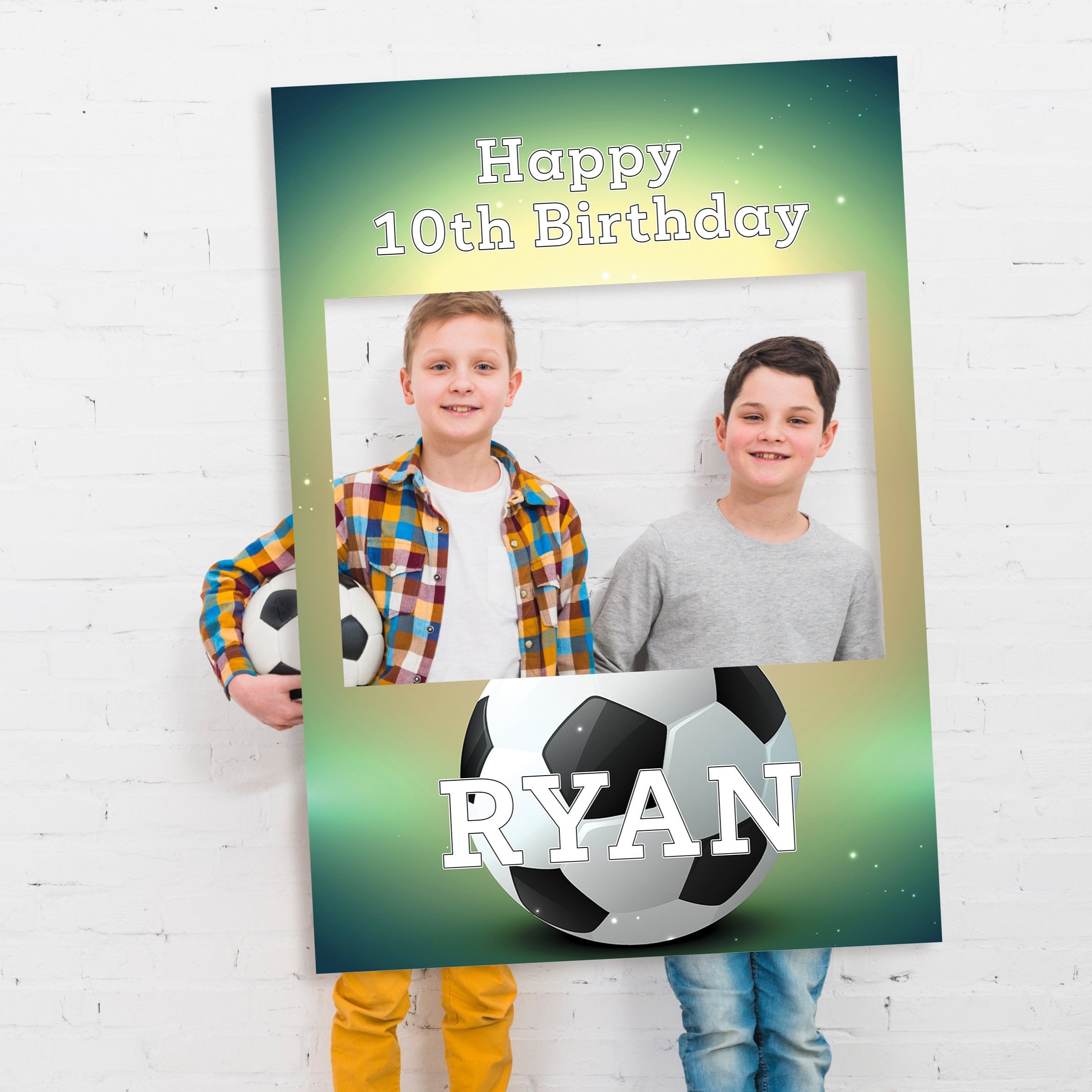 Football Birthday Party Selfie Frame – Smart Party Shop